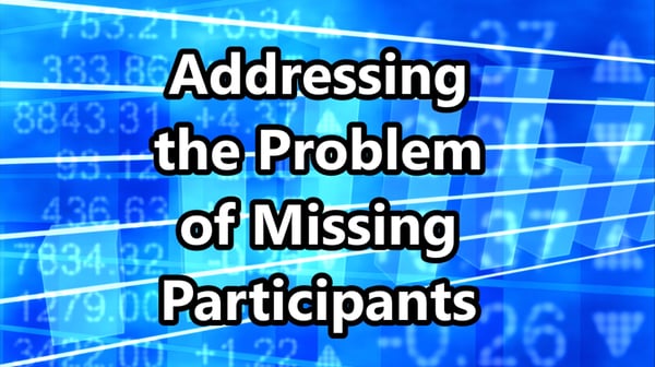 RCH Releases New Video “Addressing the Problem of Missing Participants”